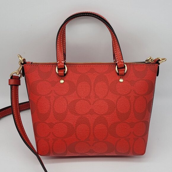 Coach | Bags | Coach Mini Gallery Crossbody In Signature Canvas Ca72 ...